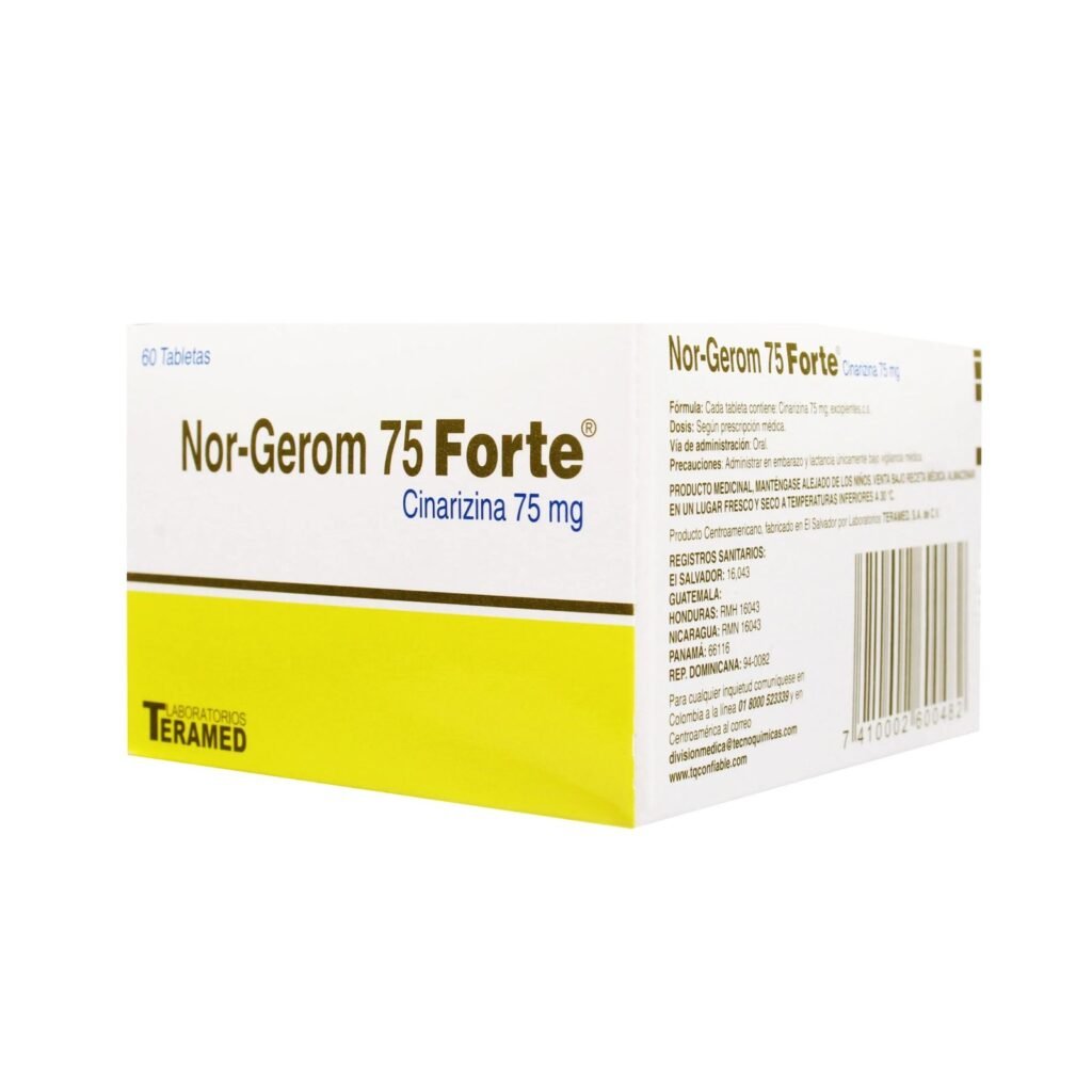 NOR-GEROM FORTE 60 Tabletas – ViteSV – Salud y bienestar siempre contigo